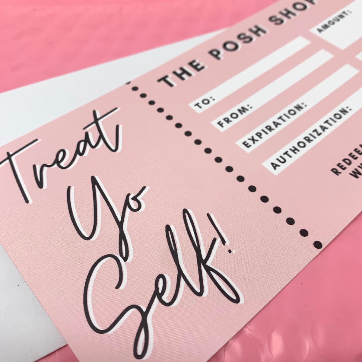 The Posh Shop Co Gift Certificate | ThePoshShopCo